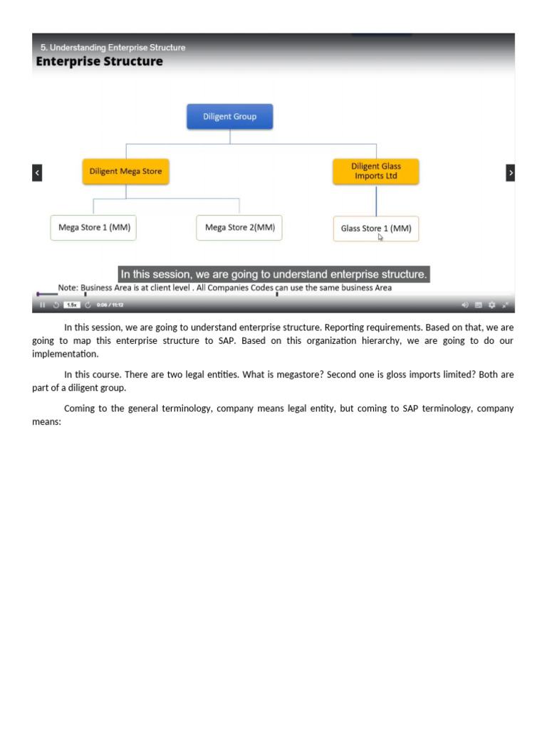 Understanding Enterprise Structure | PDF | Financial Statement | Business