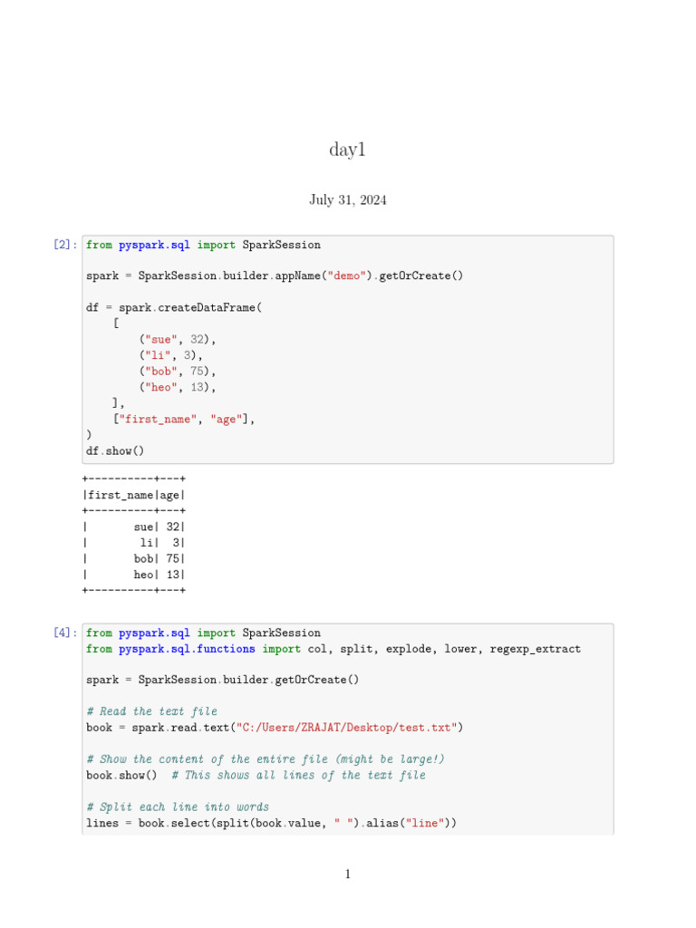 Day 1 | PDF | Computing | Computer Data