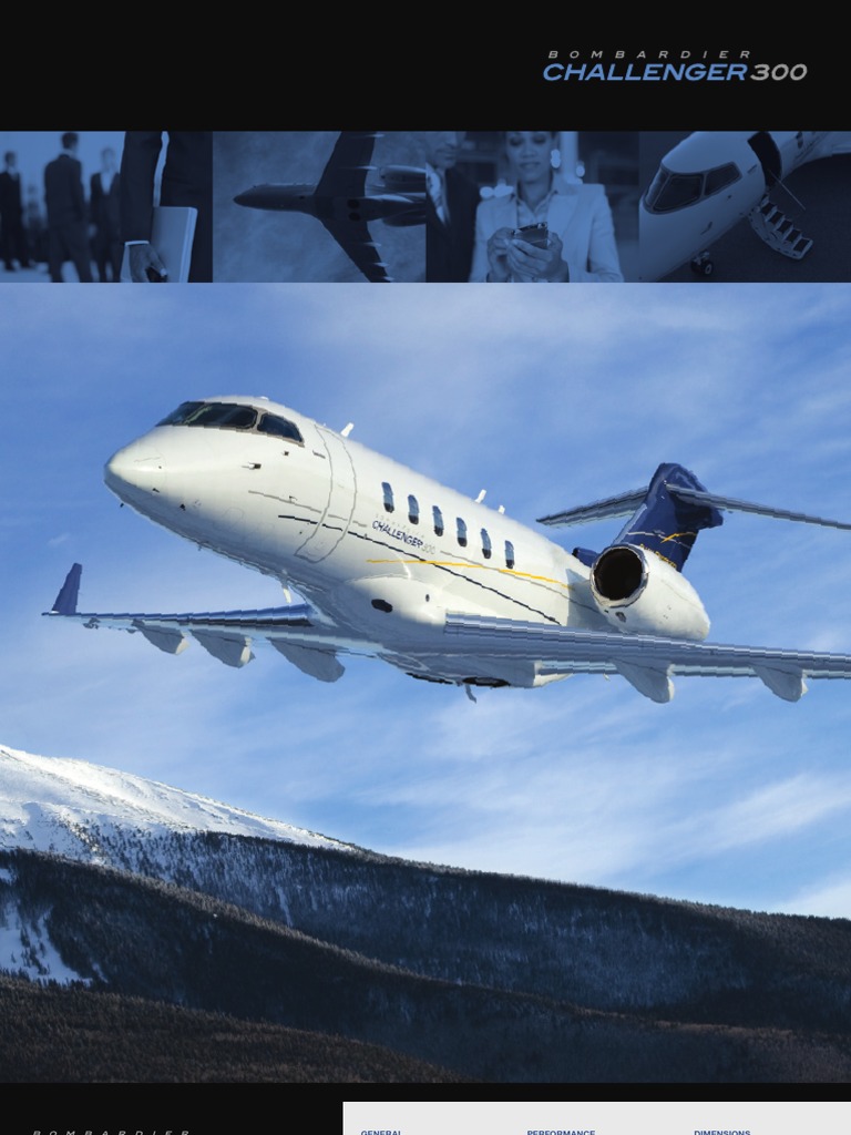 Challenger 300 Factsheet | PDF | Cockpit | Aerospace