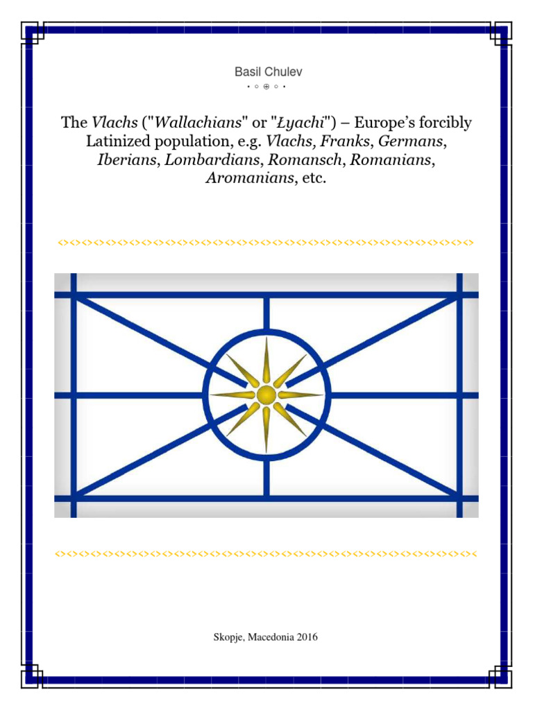 Vlachs Lyachs Liachi I e Wallachians Mor | PDF | Romania | Eastern Europe