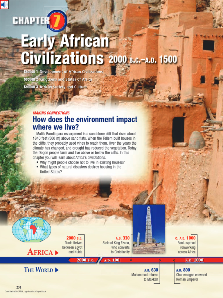 Chapter 7 - Early African Civilizations, 2000 B.C.-a.D. 1500 - Chap07 ...