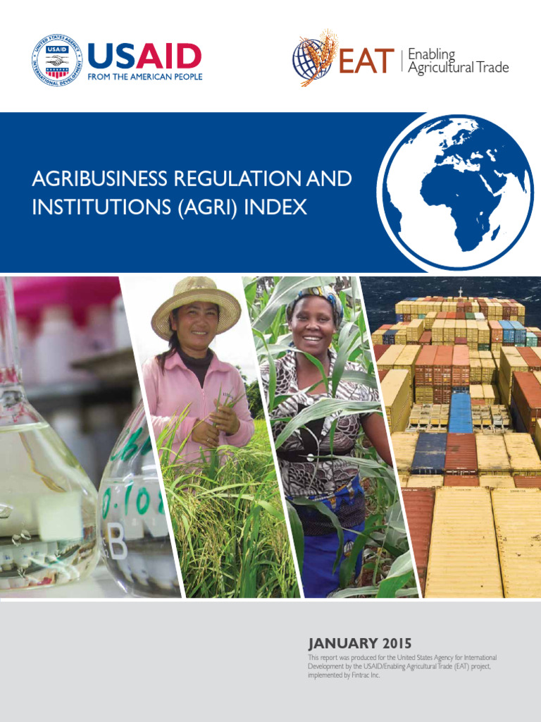 EATAGRIFinalReport | PDF | Agriculture | Regulatory Compliance