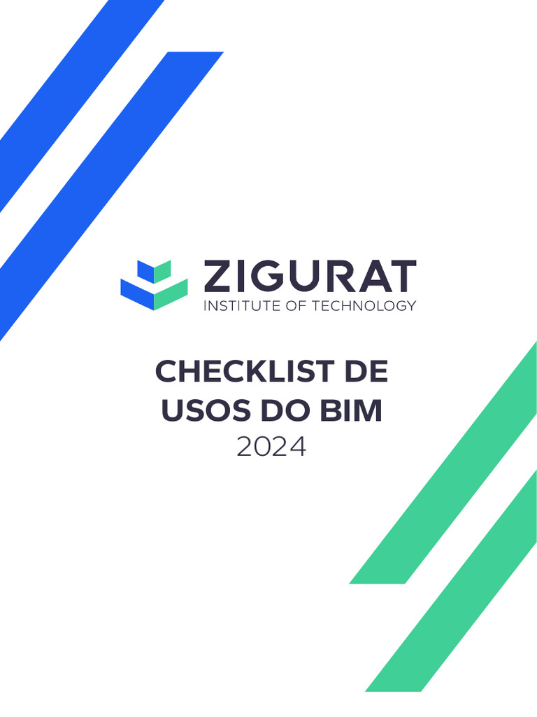CHECKLIST DE USOS DE BIM PT 2024_02 -1 | PDF | BIM | Informação