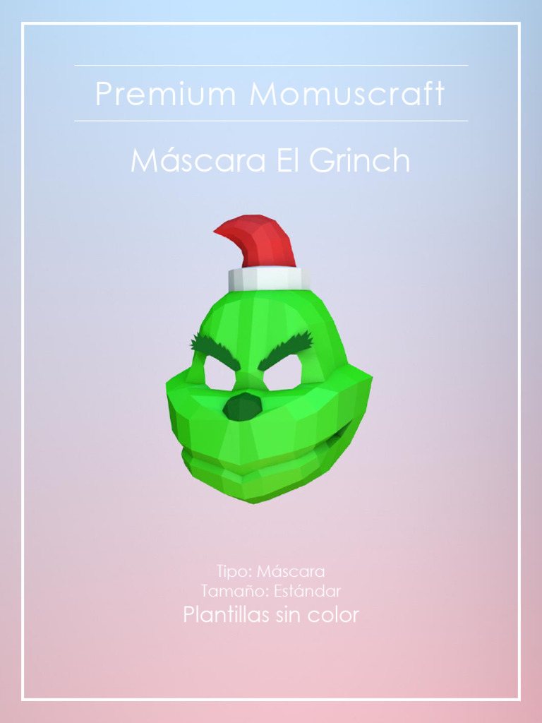 Máscara El Grinch | PDF