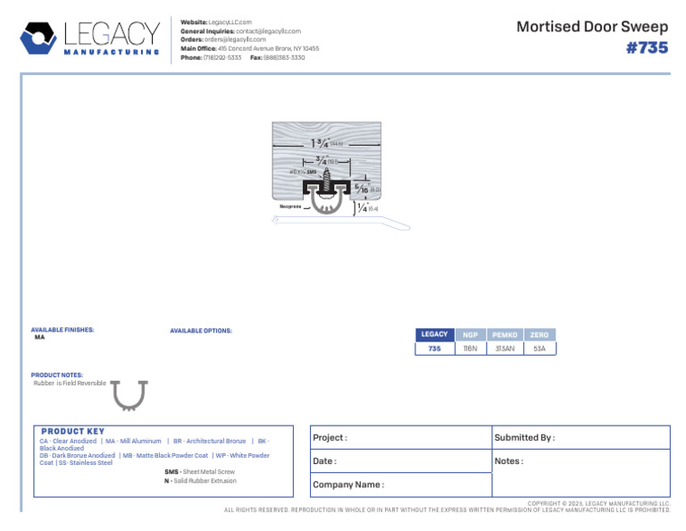 10 - Legacy 735 | PDF | Metalworking | Building Materials
