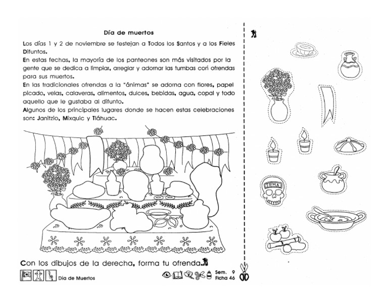Actividad Día de Muertos | PDF