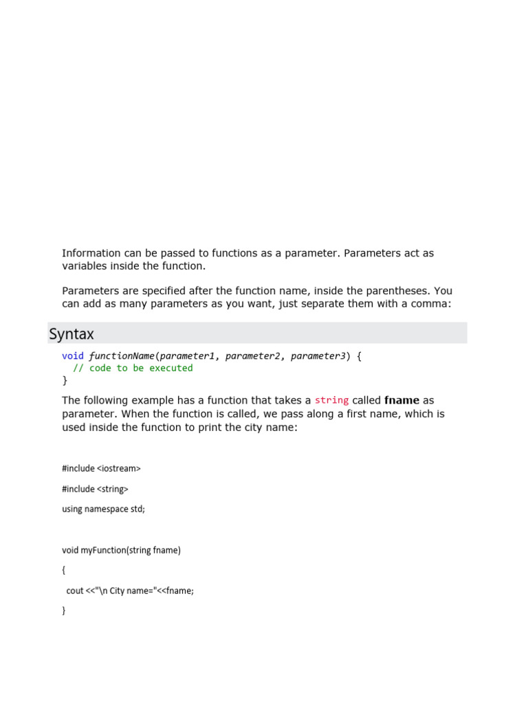 Unit2 Notes | PDF | Parameter (Computer Programming) | Programming ... Unit2 Notes | PDF | Parameter (Computer Programming) | Programming ...