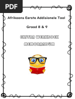 Afrikaans Kwartaal 3 Projek | PDF