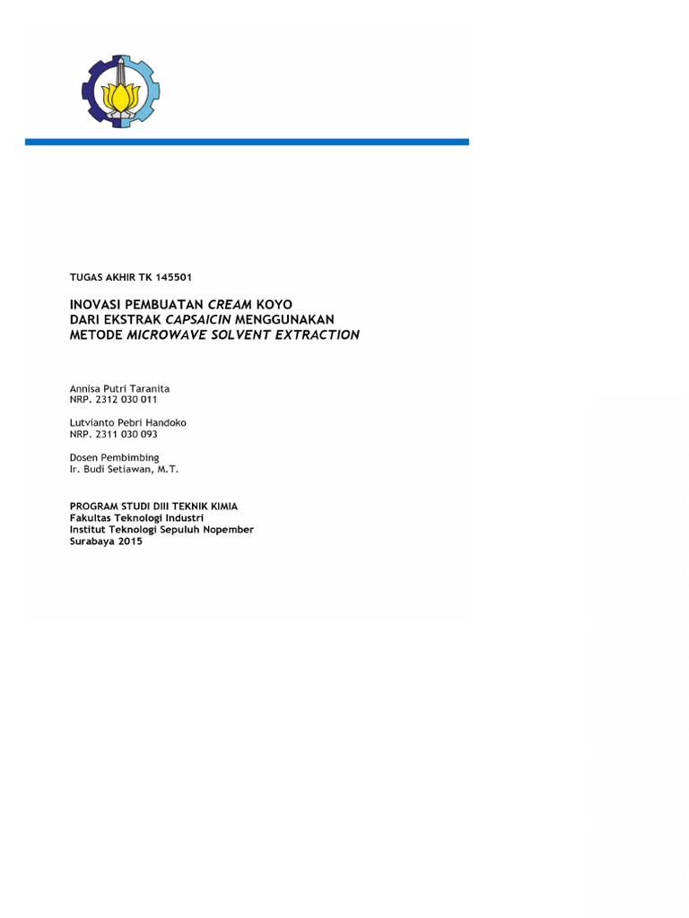 Proses Minyak Cabe Jadi Cream Koyo | PDF | Capsicum | Chili Pepper