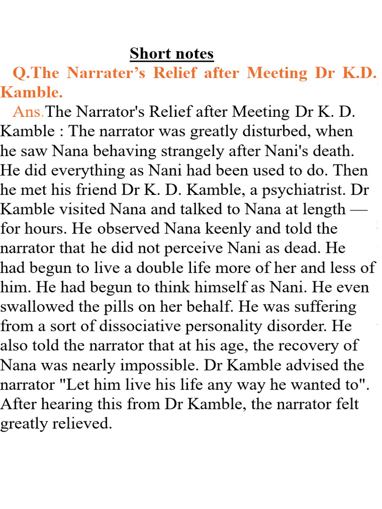STD 12 English Sort Note | PDF