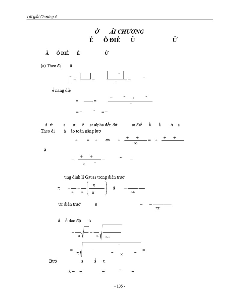 Lời Giải Chương 4 | PDF