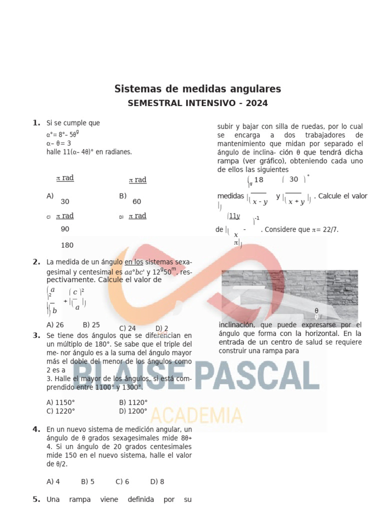 T SSM Diri Sem01 | PDF | Ángulo | Rotación