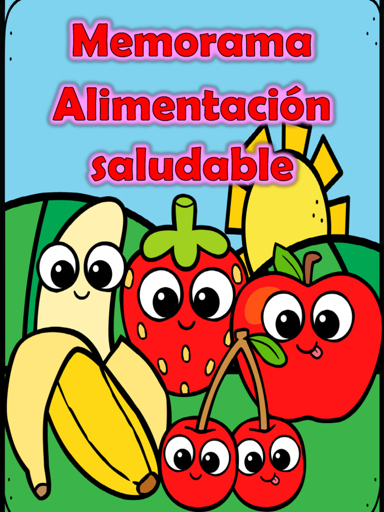 Memorama Alimentación Saludable | PDF