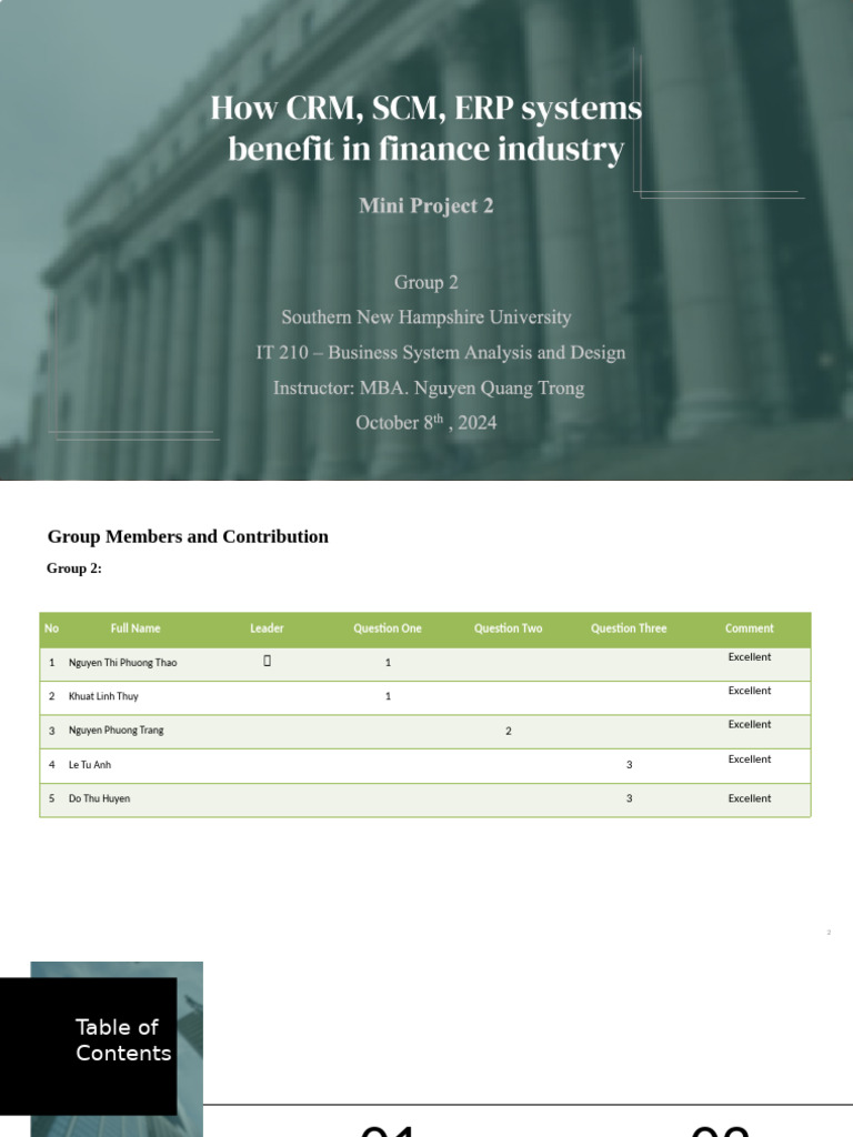 Group 2 - Mini Project 2 | PDF | Enterprise Resource Planning ...
