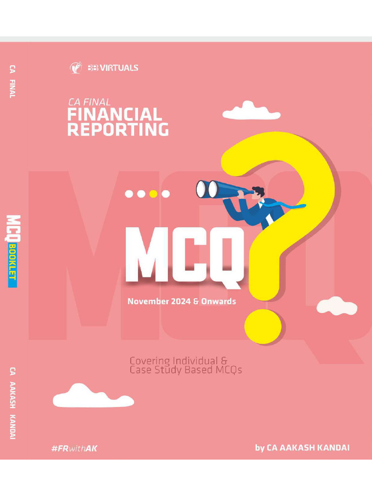 Fr Mcq Booklet | PDF | Financial Statement | Dividend