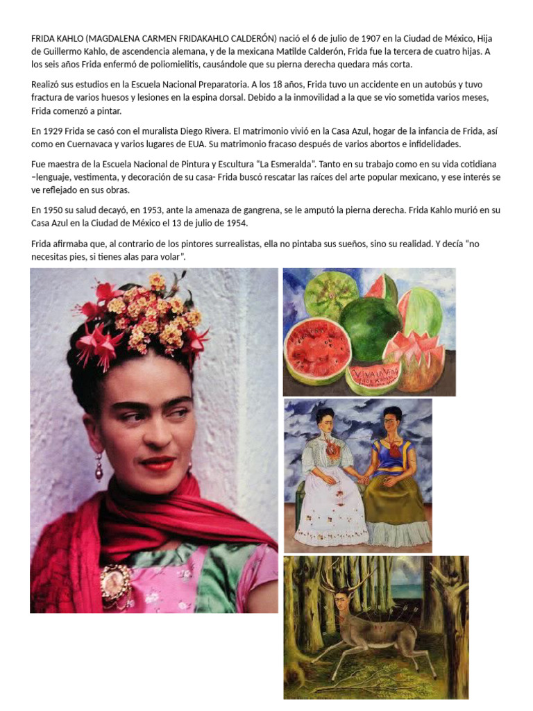 Frida Kahlo | PDF
