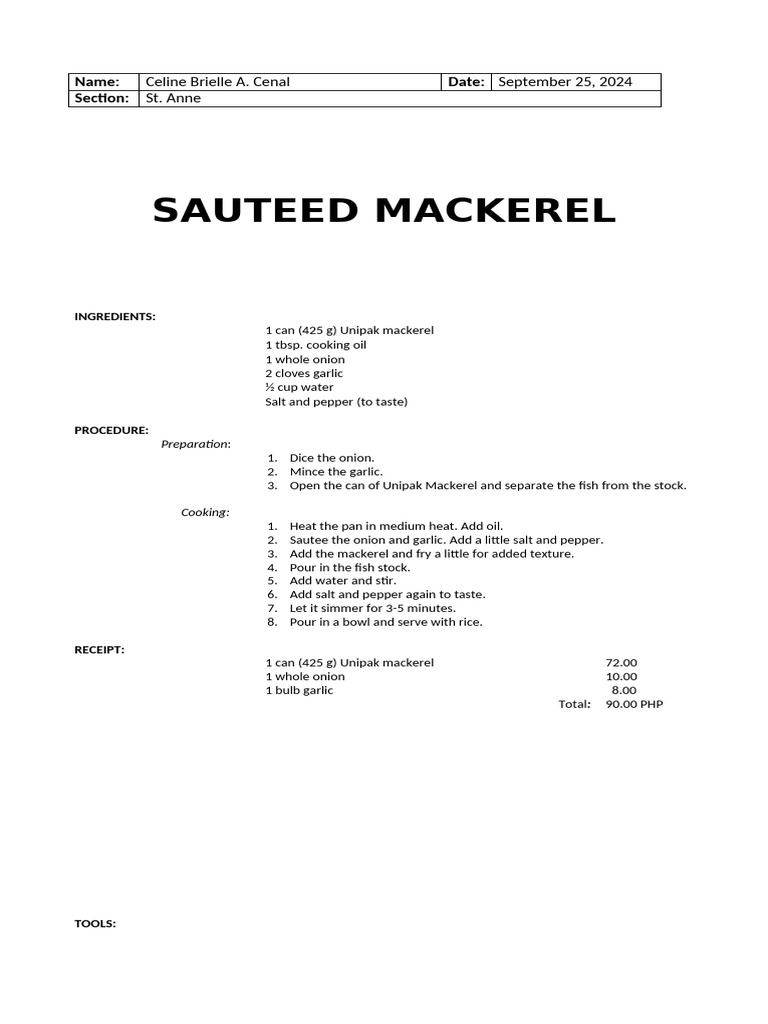 Project in TLE | PDF