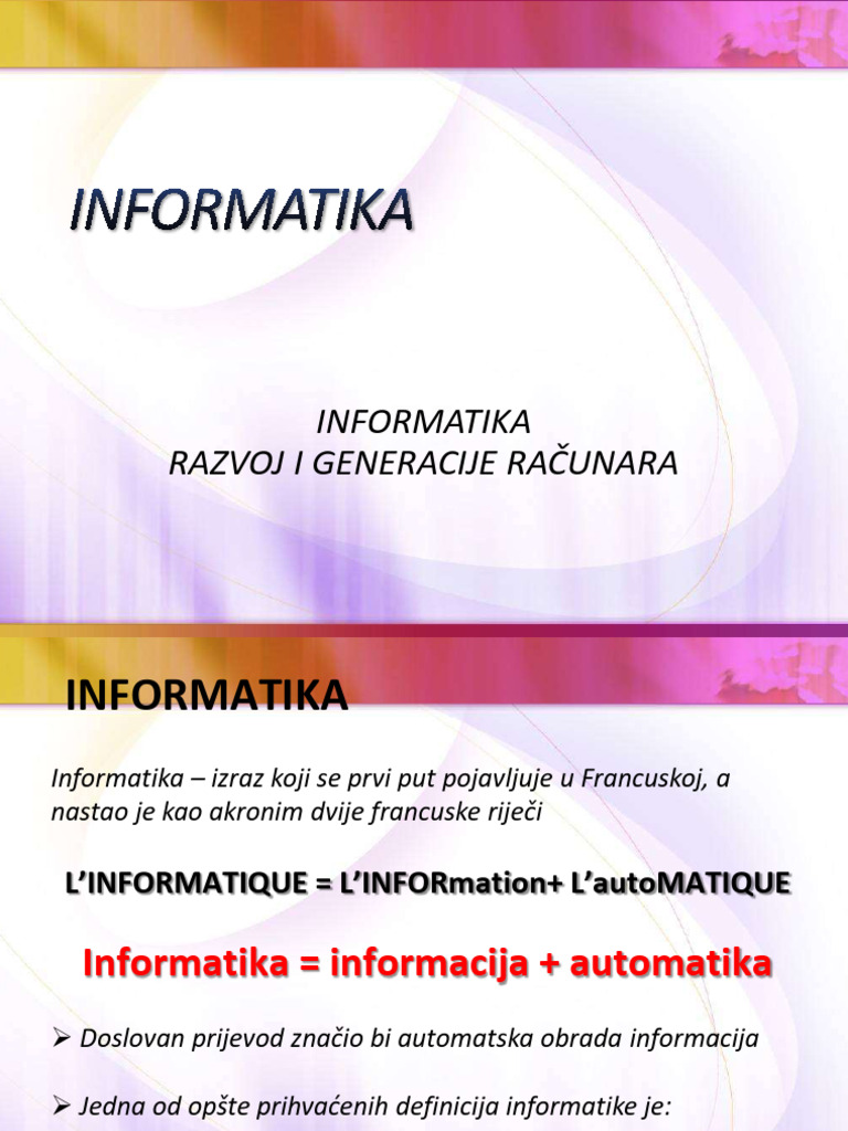 Istorija Racunara | PDF