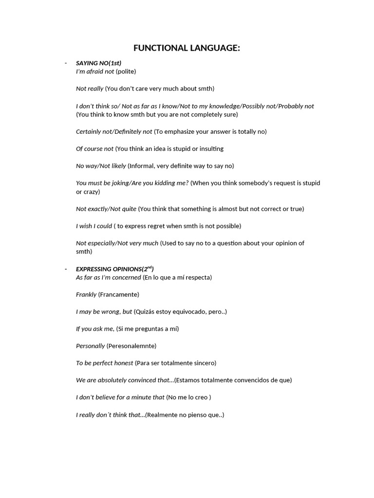 FUNCTIONAL LANGUAGE | PDF | Linguistics | Grammar