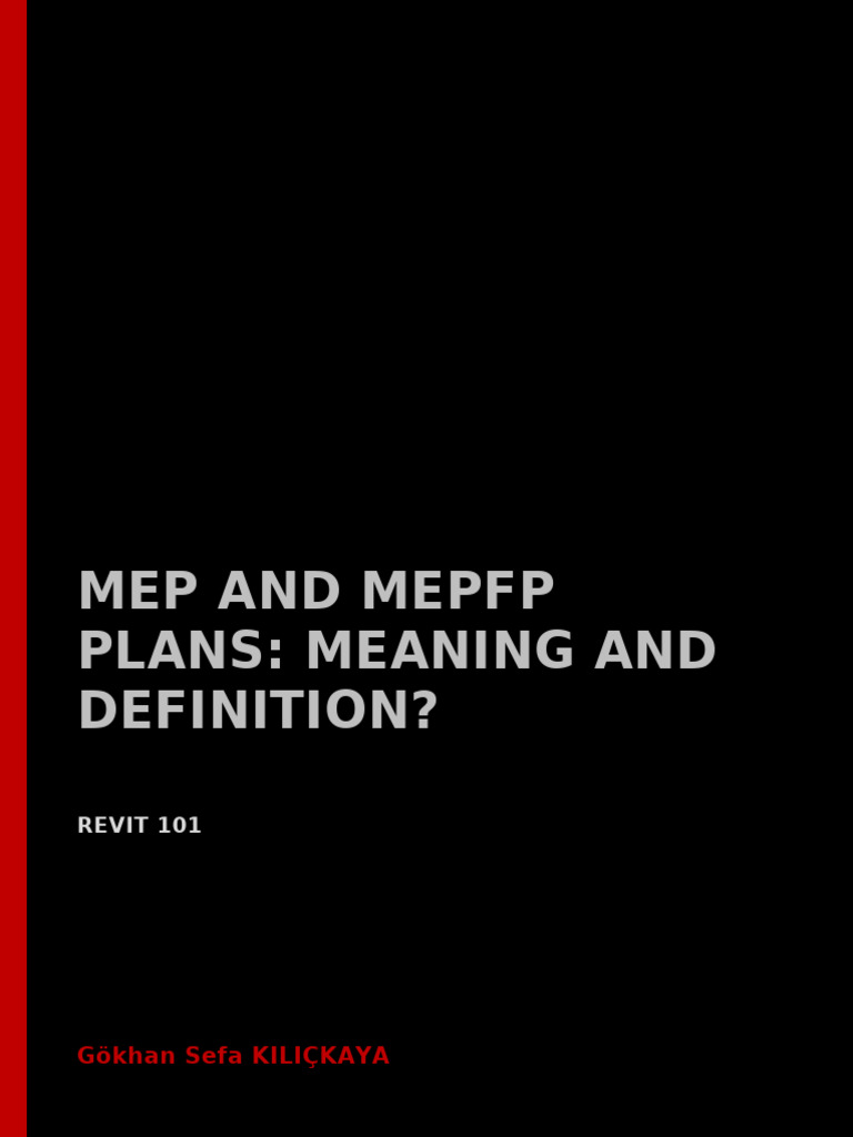 MEP and MEPFP Plans Meaning and Definition | PDF