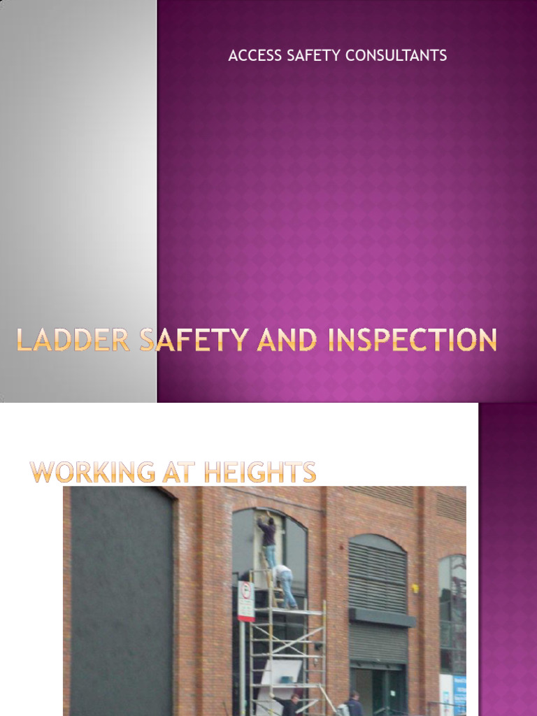 Ladder Safety Awareness | PDF | Ladder | Occupational Safety And Health