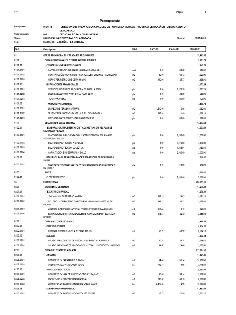 Exportacion | PDF | Hormigón | Fundación (Ingeniería)