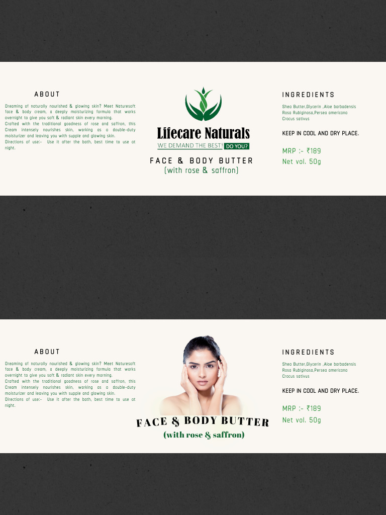 Face & Body Butter | PDF