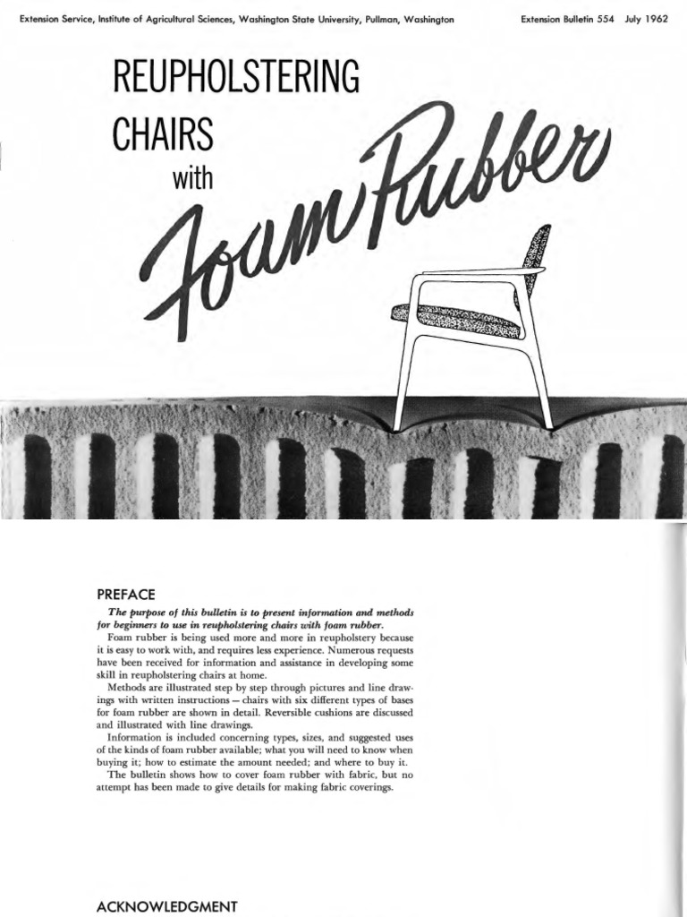 THEORY Chairs With FoamThames | PDF | Upholstery | Chair