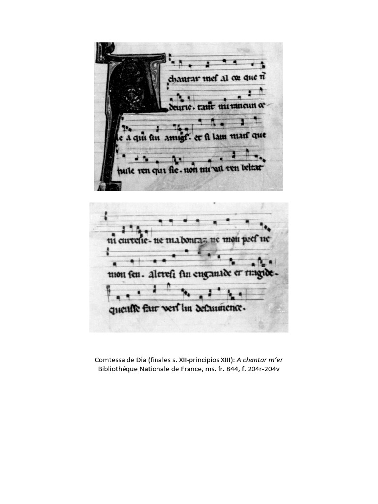 Edad Media - Monodia Profana + Instrumental IMPR | PDF