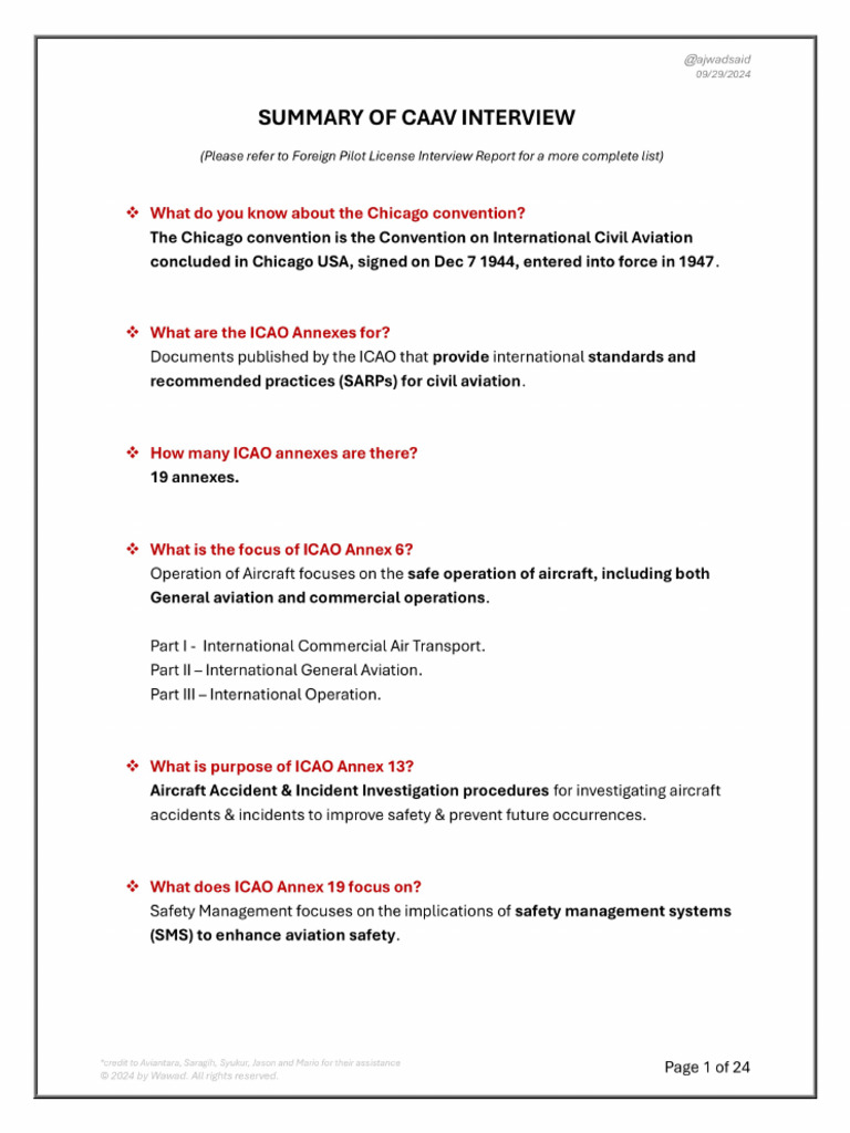 Caav Interview Wawad | PDF