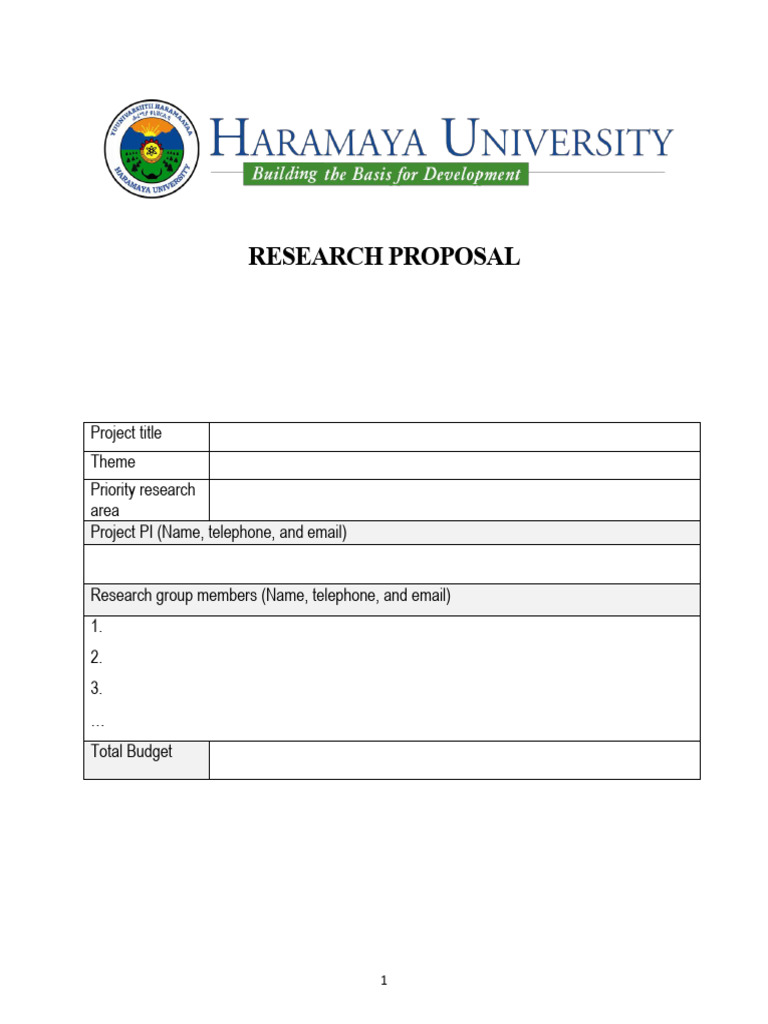 Full Proposal Preparation Guide | PDF | Methodology | Information
