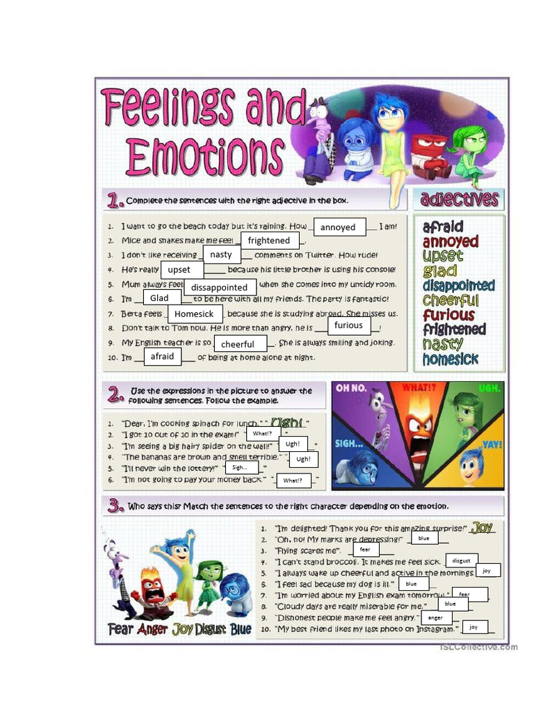 }feelings and emotions | PDF