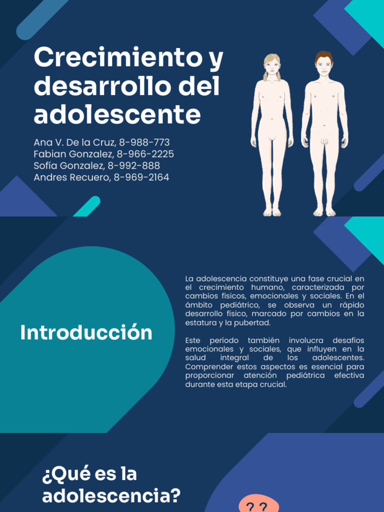 Desarrollo Adolescente | PDF | Adolescencia | Pubertad