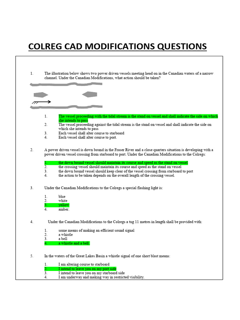 Only Cad Mods Questions With Ans | PDF | Traffic | Radar