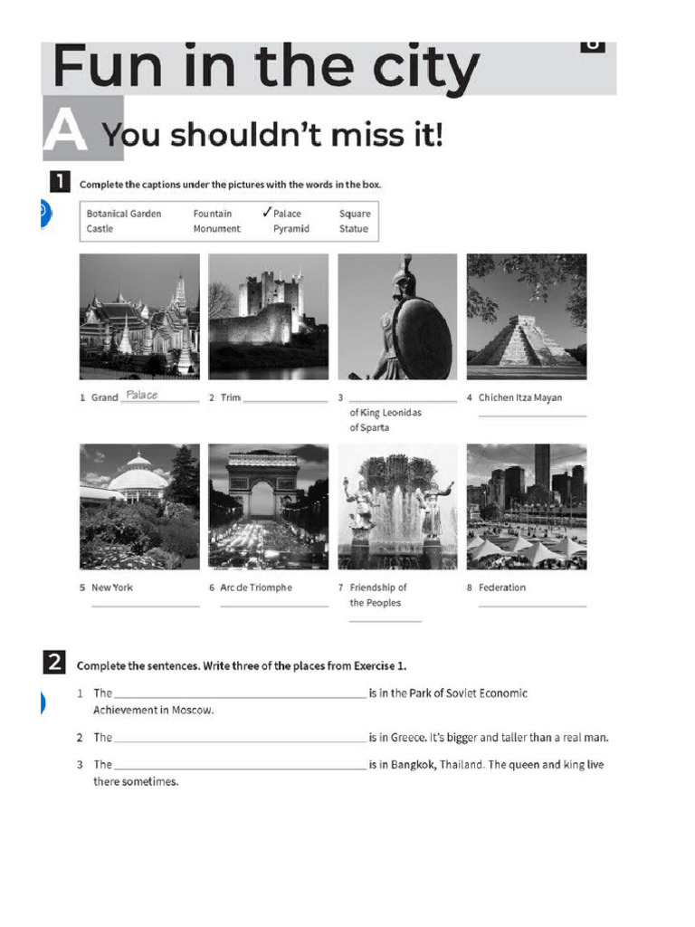 Workbook Unit 8 | PDF