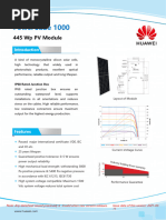Waaree Data Sheet | PDF | Solar Cell | Solar Power