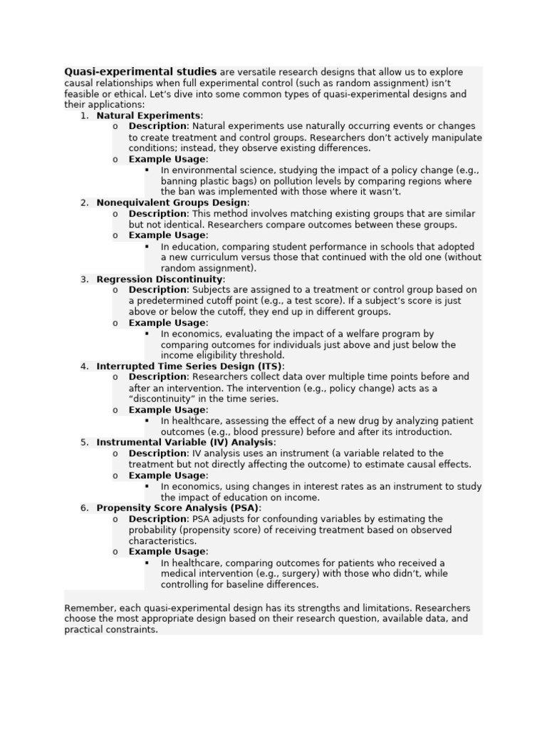 Quasi-experimental_studies_types | PDF