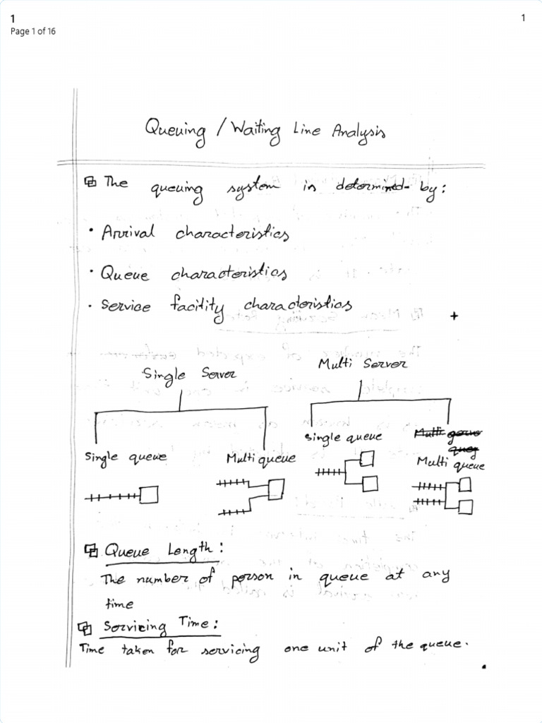 Queuing Theory | PDF Queuing Theory | PDF