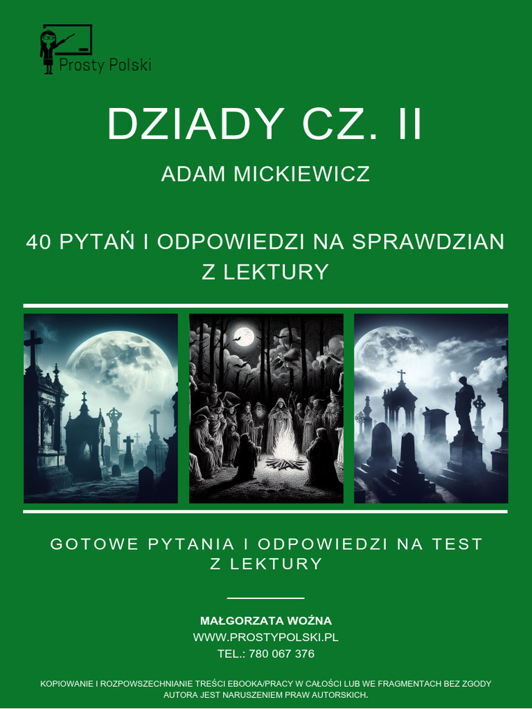 POEO006 Dziady Cz. II 40 Pytan Hbemjq | PDF