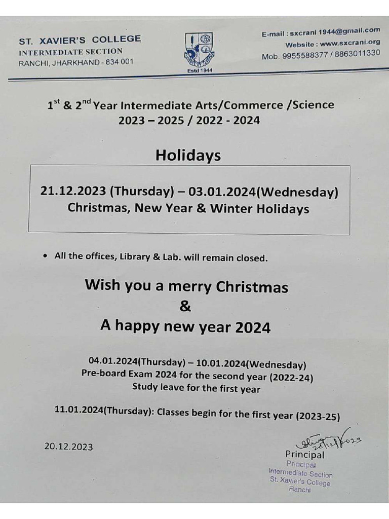 Winter Holiday | PDF