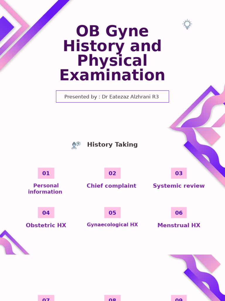 Hx ex | PDF | Pregnancy | Childbirth
