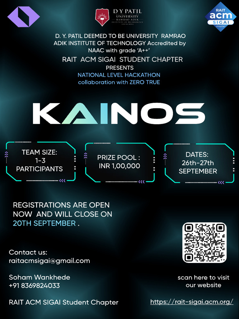 National Hackathon by RAIT ACM SIGAI | PDF | Computers | Technology & Engineering