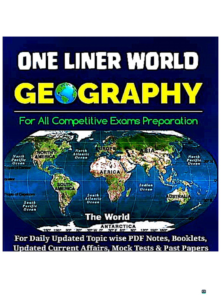 World Geography With Maps & Short Tricks | PDF