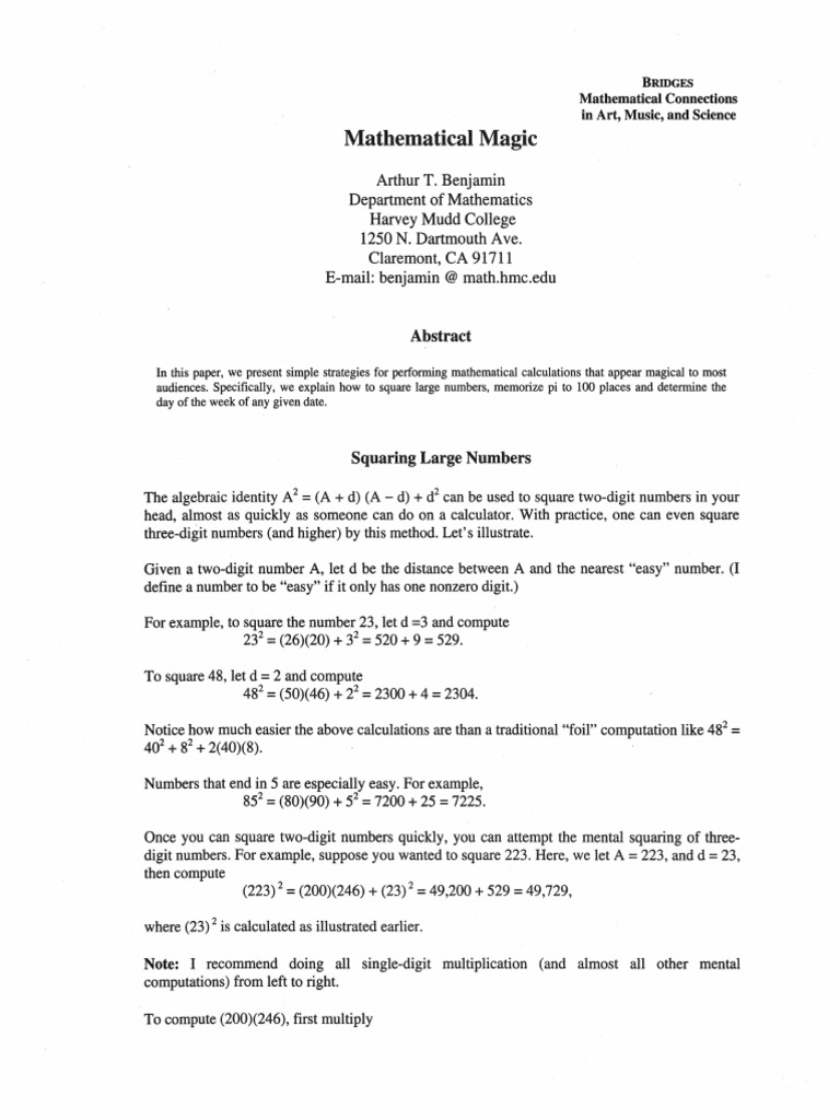 pi mnemonic | PDF | Mathematics | Linguistics