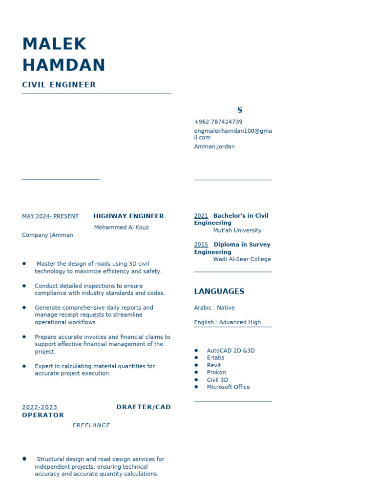 Simple UIUX Designer Resume | PDF | Surveying | Engineering