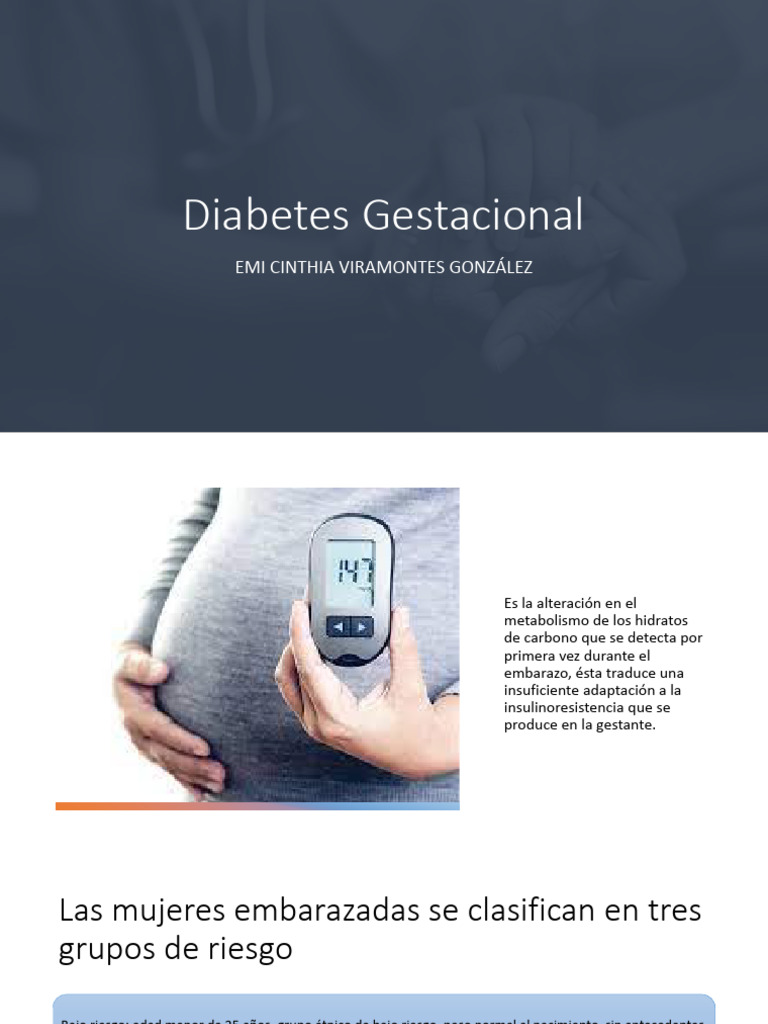 Diabetes Gestacional | PDF | Diabetes | El embarazo