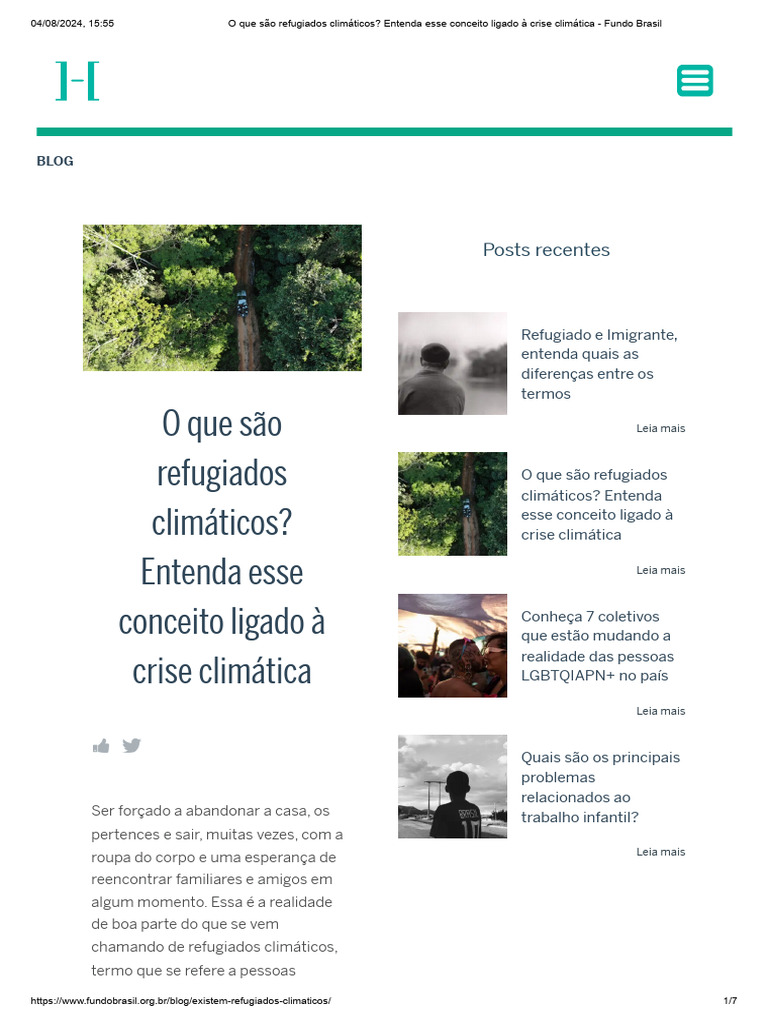 O Que São Refugiados Climáticos - Entenda Esse Conceito Ligado À Crise ...