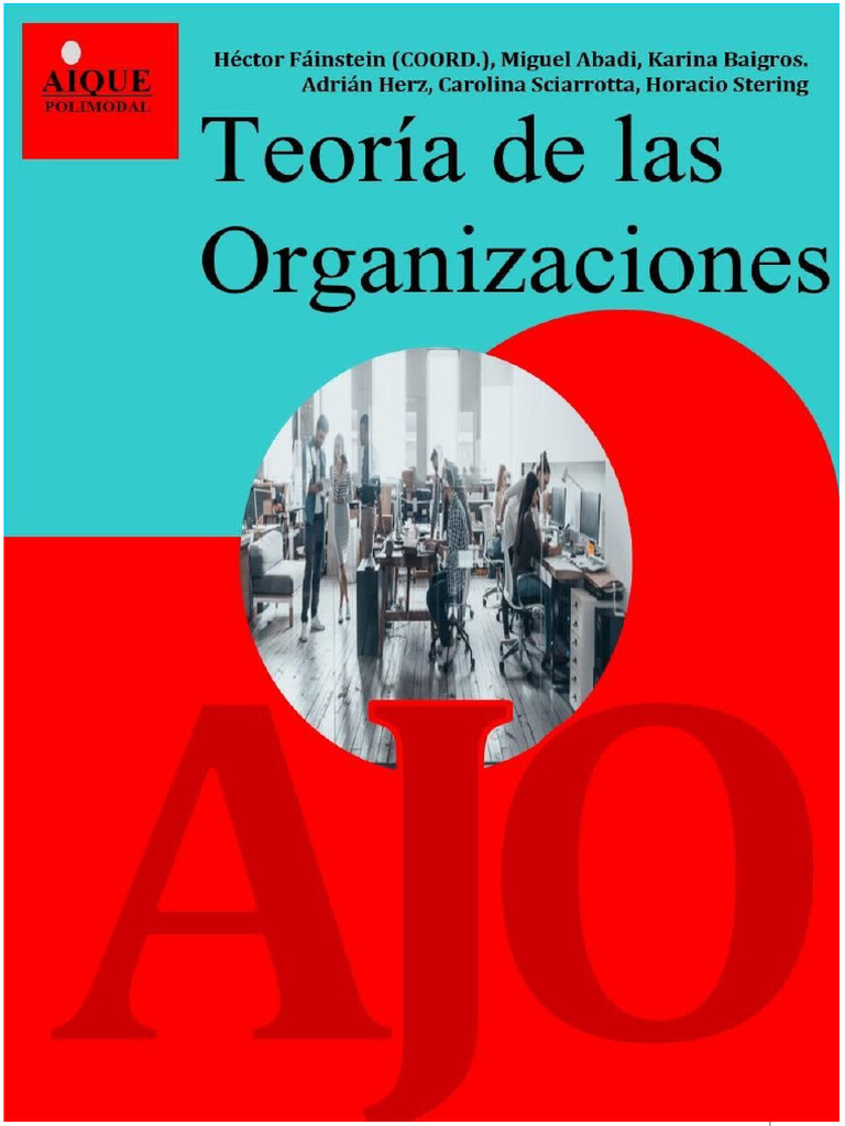 _ Libro _ Teoria de las Organizaciones _ Fainstein | PDF | Business | Conocimiento