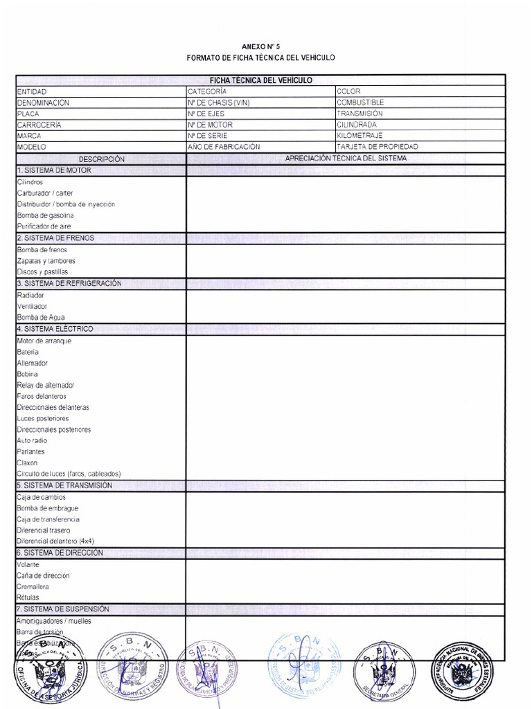 ANEXO 05, DE LA DIRECTIVA N° 001-2016-EF51.01 | PDF