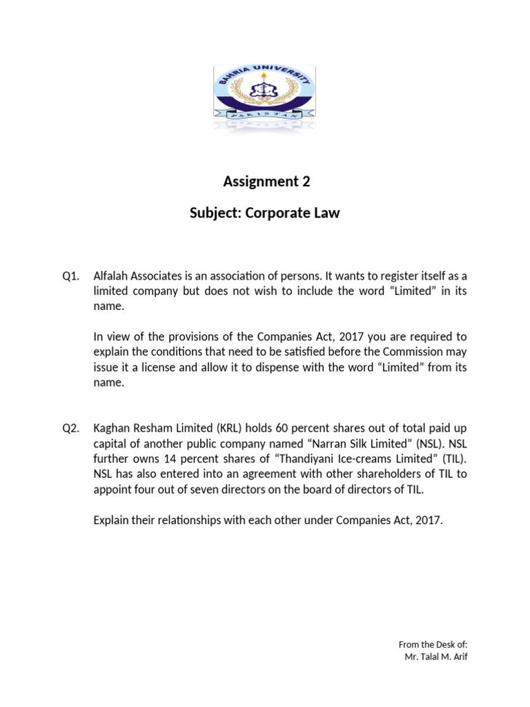 Assignment No. 2 | PDF